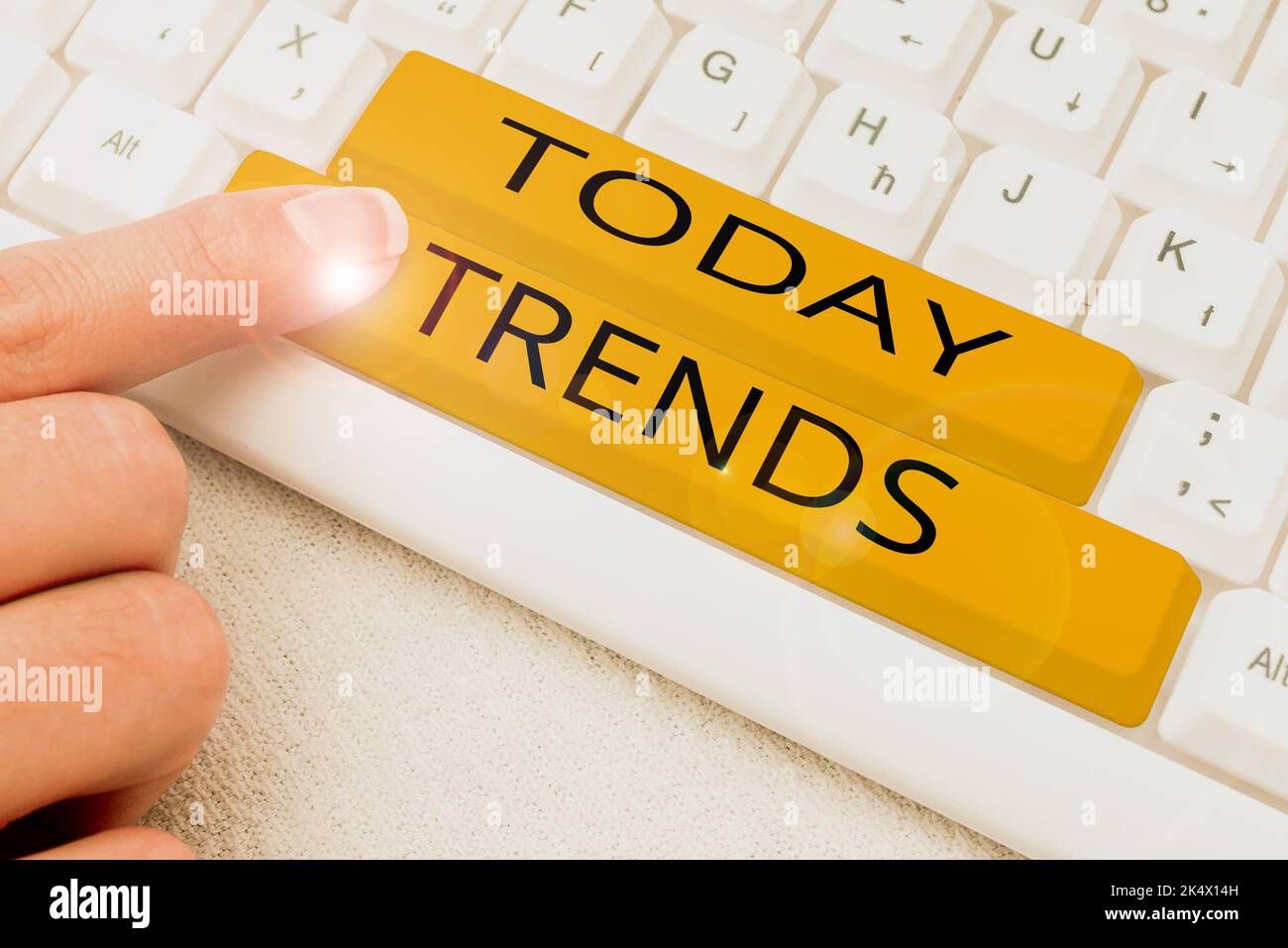 Conceptual display Trends. Conceptual photo general tendency of data ...