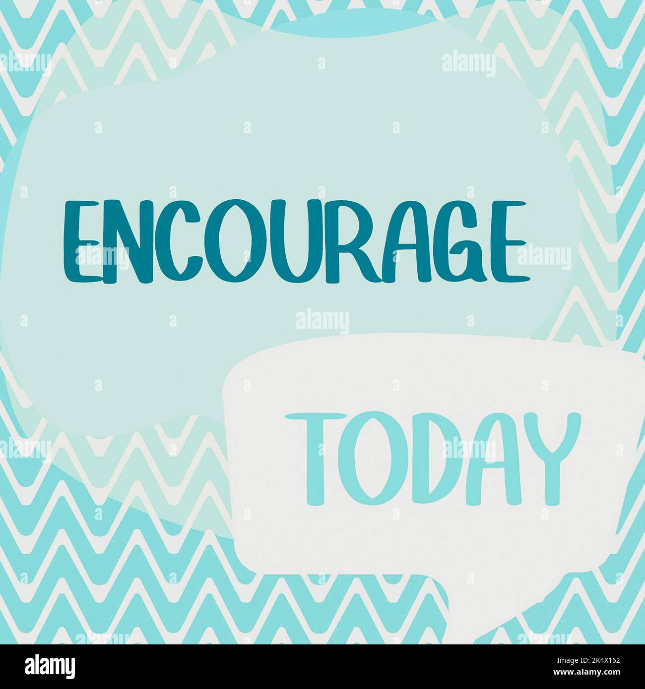 Text caption presenting Encourage. Business overview to inspire with ...