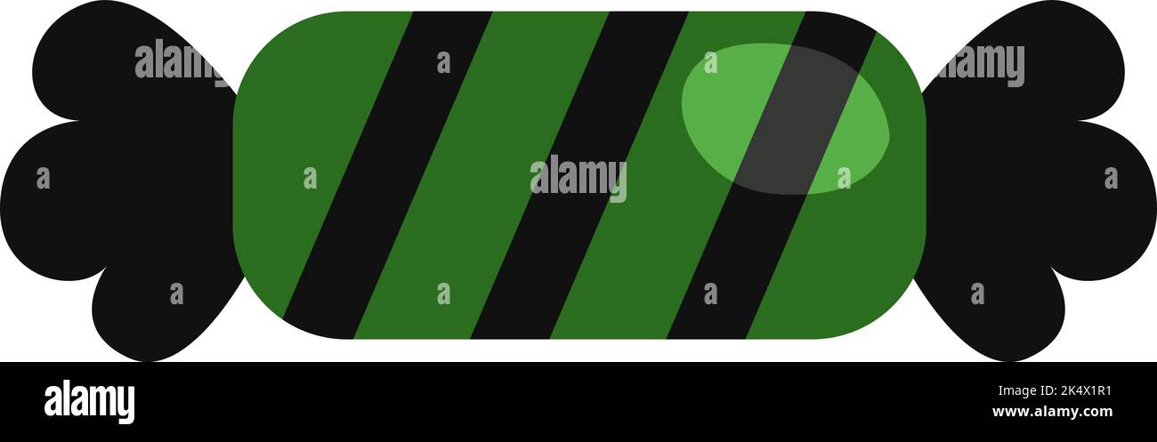 Sour halloween candy, illustration, vector on a white background Stock ...