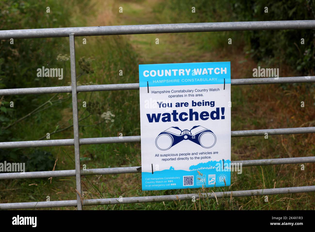 Crime watch sign hi-res stock photography and images - Alamy