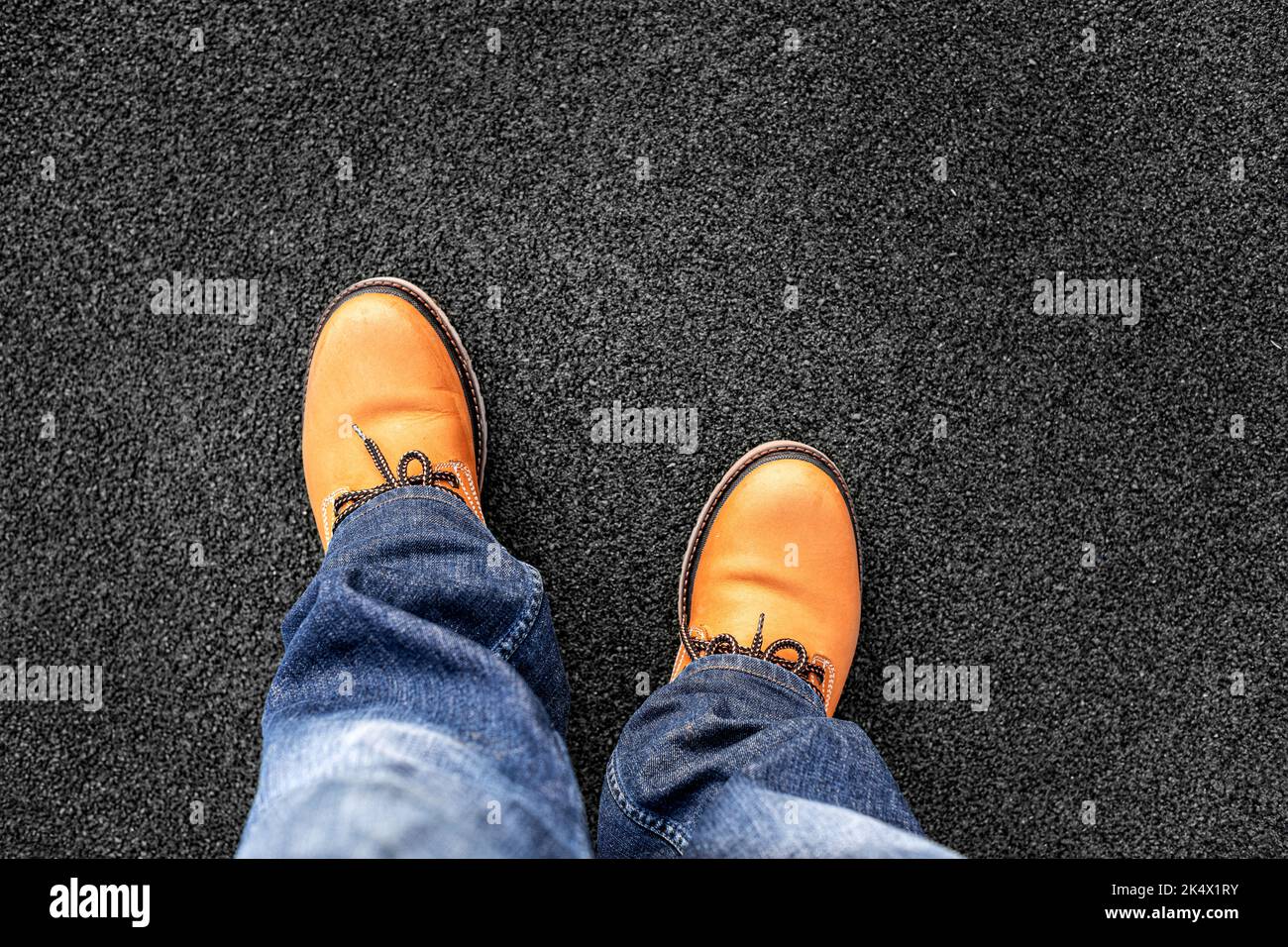 Male legs in shoes blue hi-res stock photography and images - Alamy
