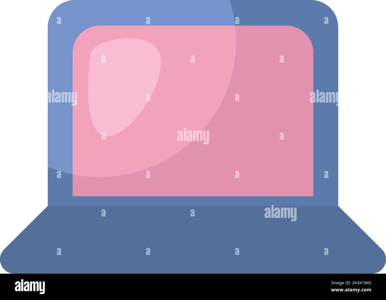 Laptop delivery box icon Stock Vector Images - Alamy