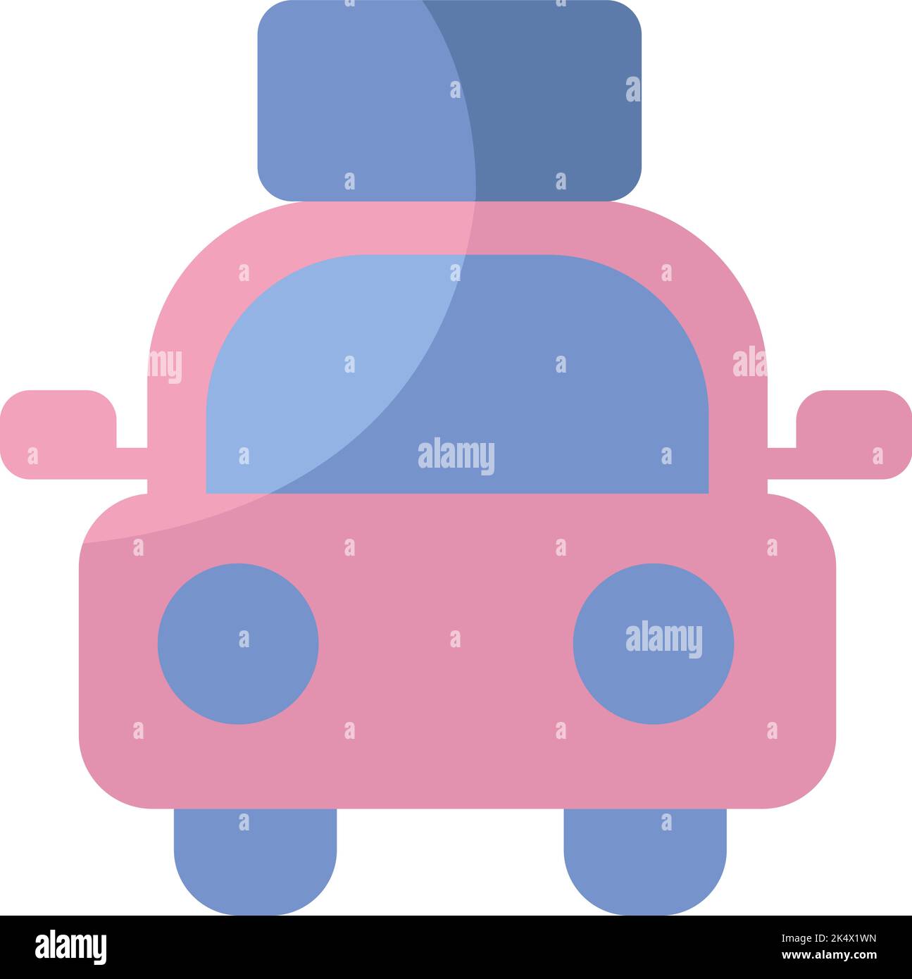 Logistics courier, illustration, vector on a white background Stock ...