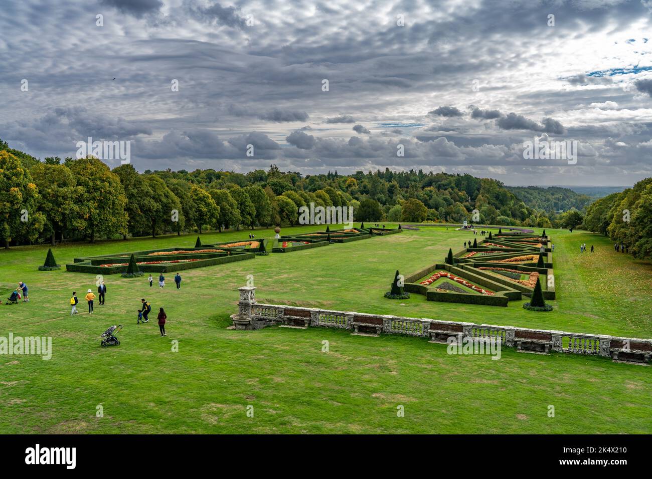 Cliveden House Estate and Gardens Parterre Stock Photo - Alamy
