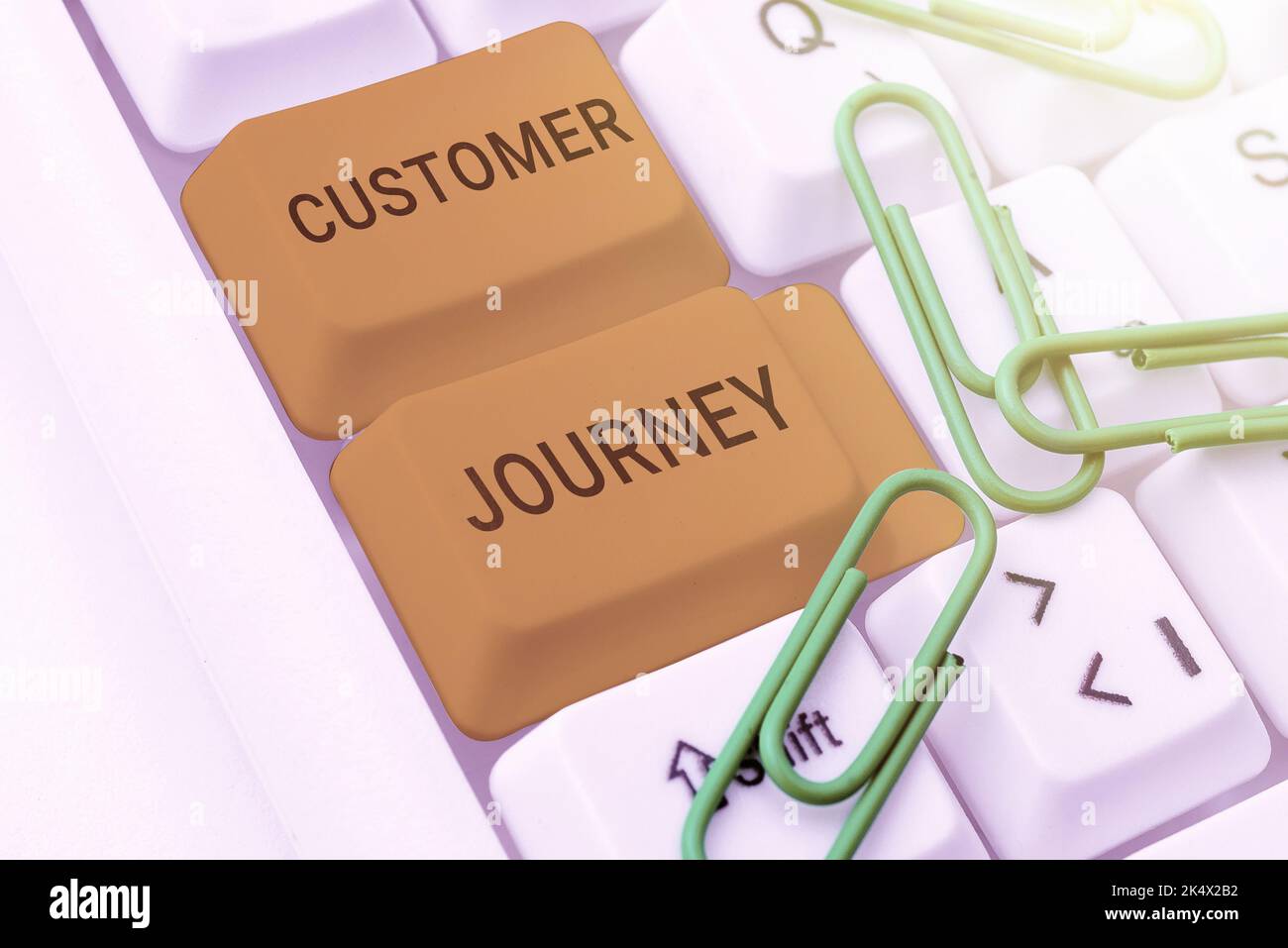 Text sign showing Customer Journey. Business showcase complete service ... Text sign showing Customer Journey. Business showcase complete service ...