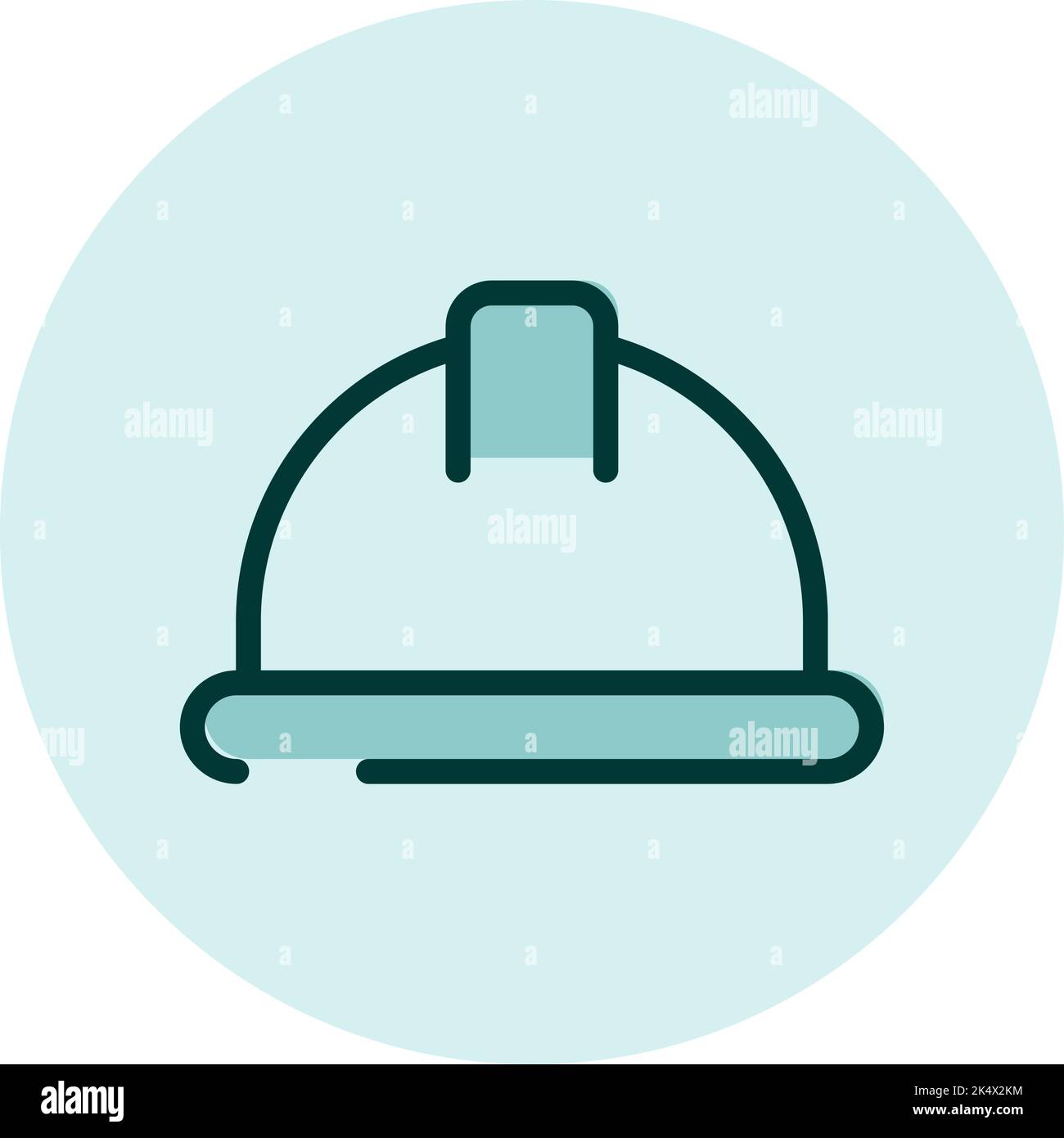 Working hat, illustration, vector on a white background Stock Vector ...