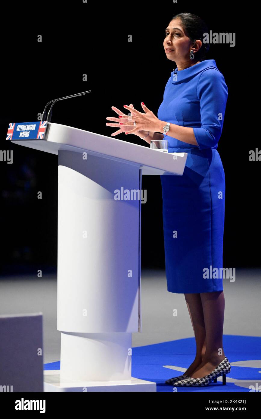 Suella braverman conference hi-res stock photography and images - Alamy