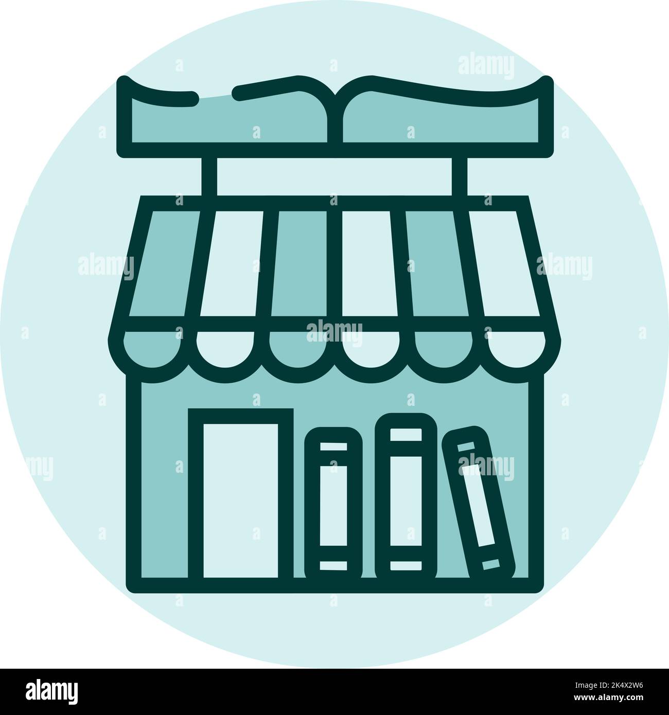 Book shop Stock Vector Images - Alamy