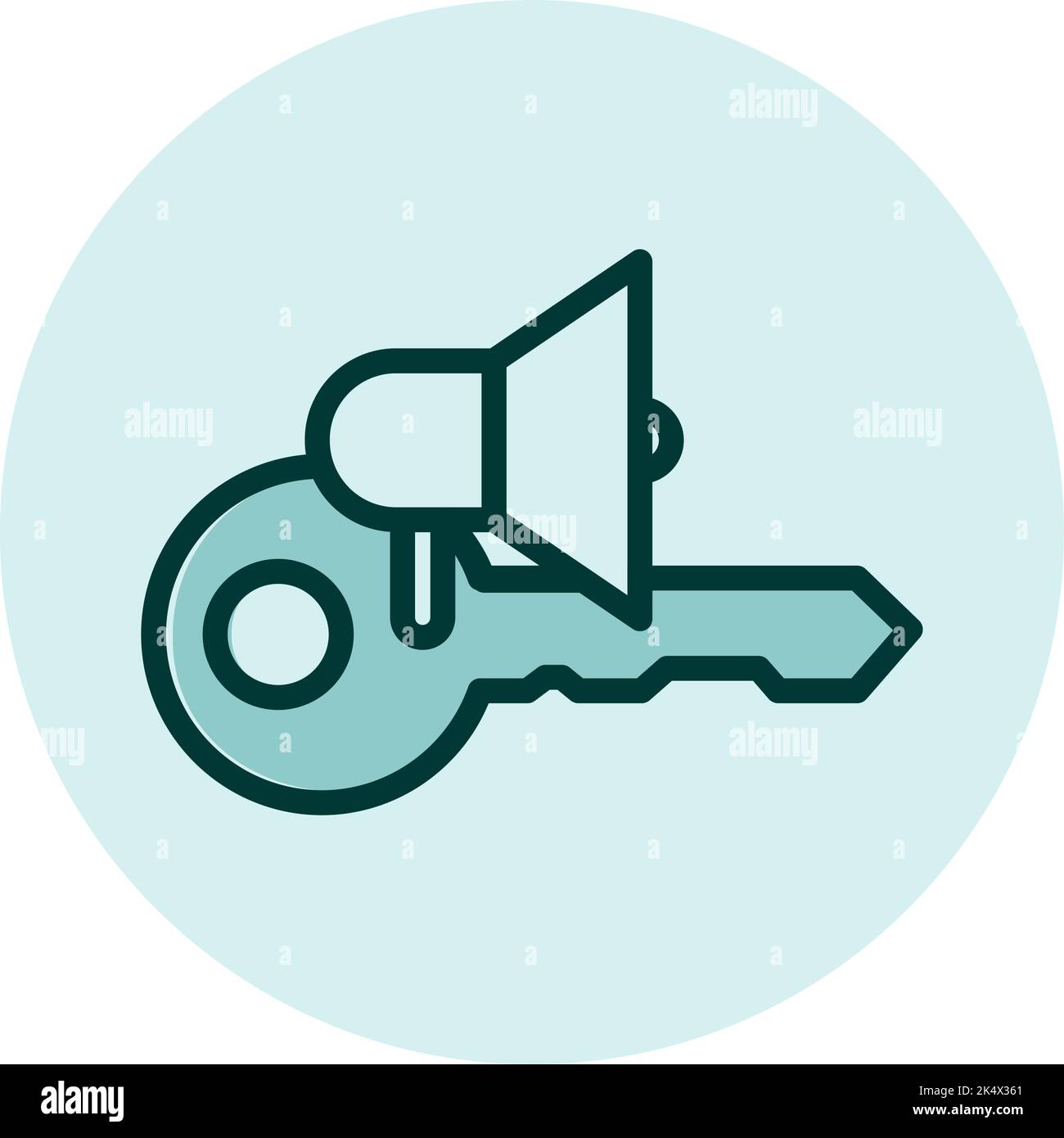 Marketing keyword, illustration, vector on a white background Stock ...