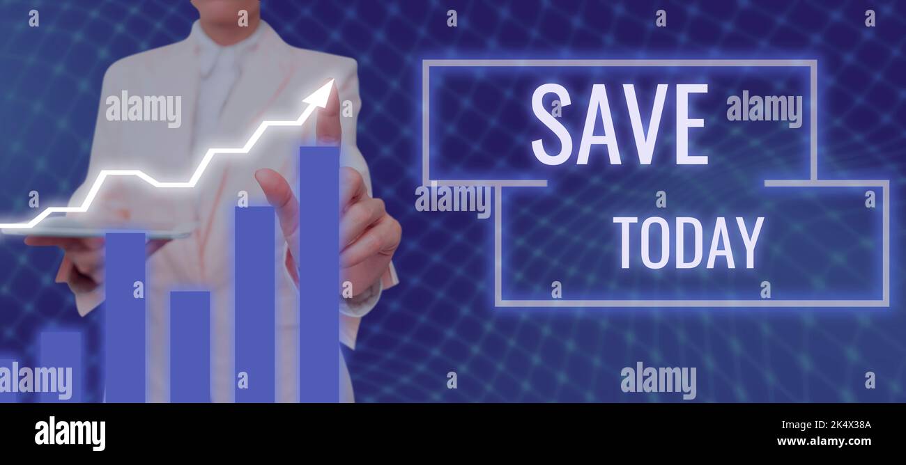 Writing displaying text Save. Business approach to rescue from danger ...
