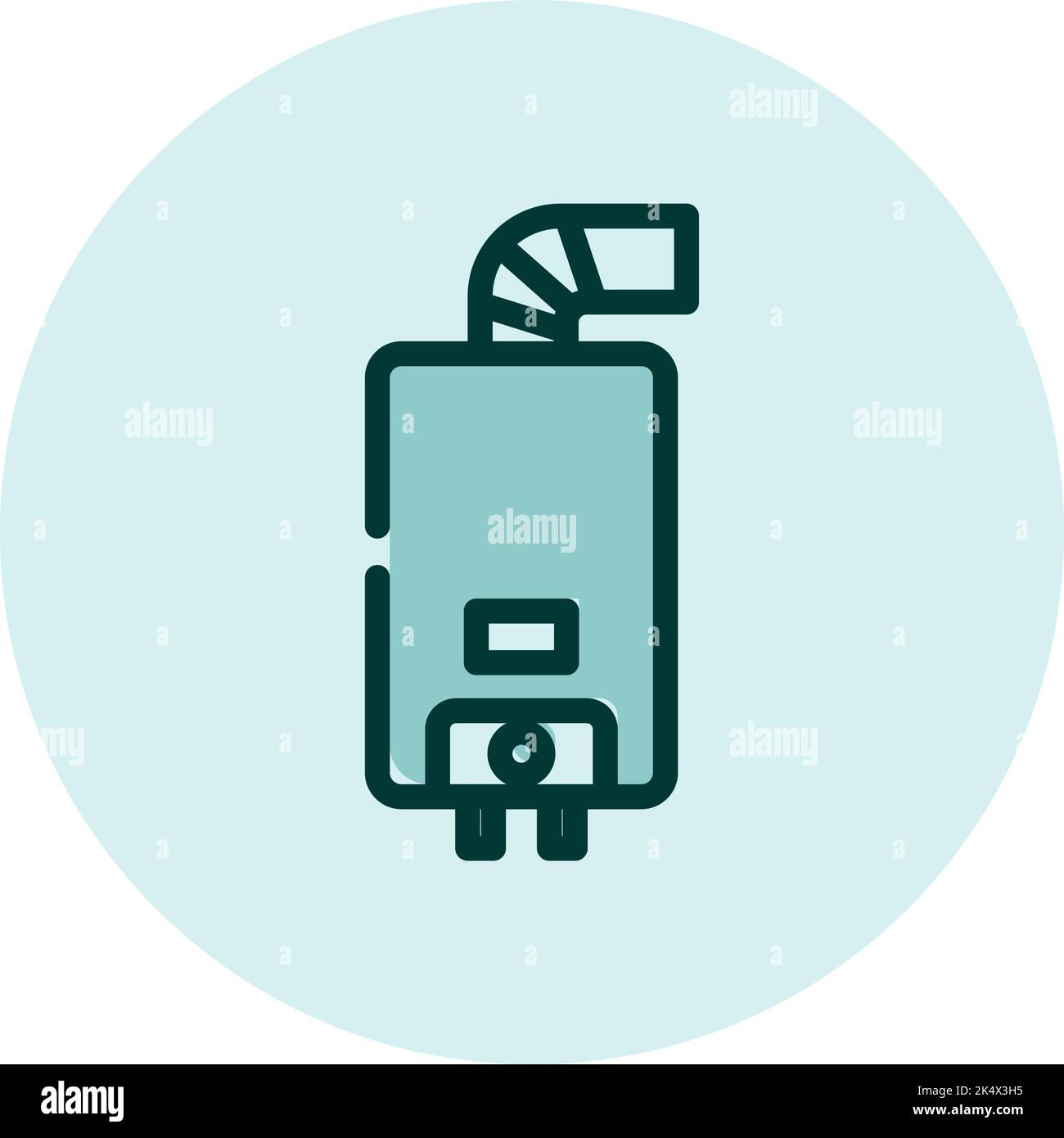 Heating system design Stock Vector Images - Alamy