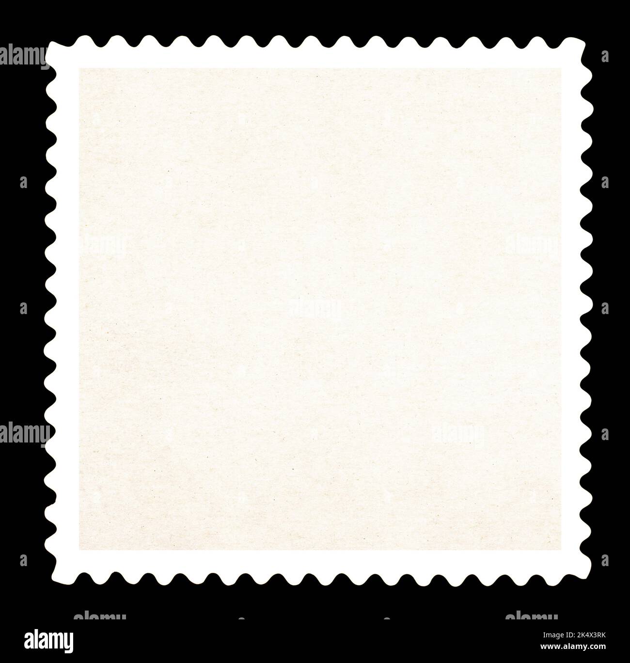 Vintage blank postage stamp on a black background Stock Photo - Alamy