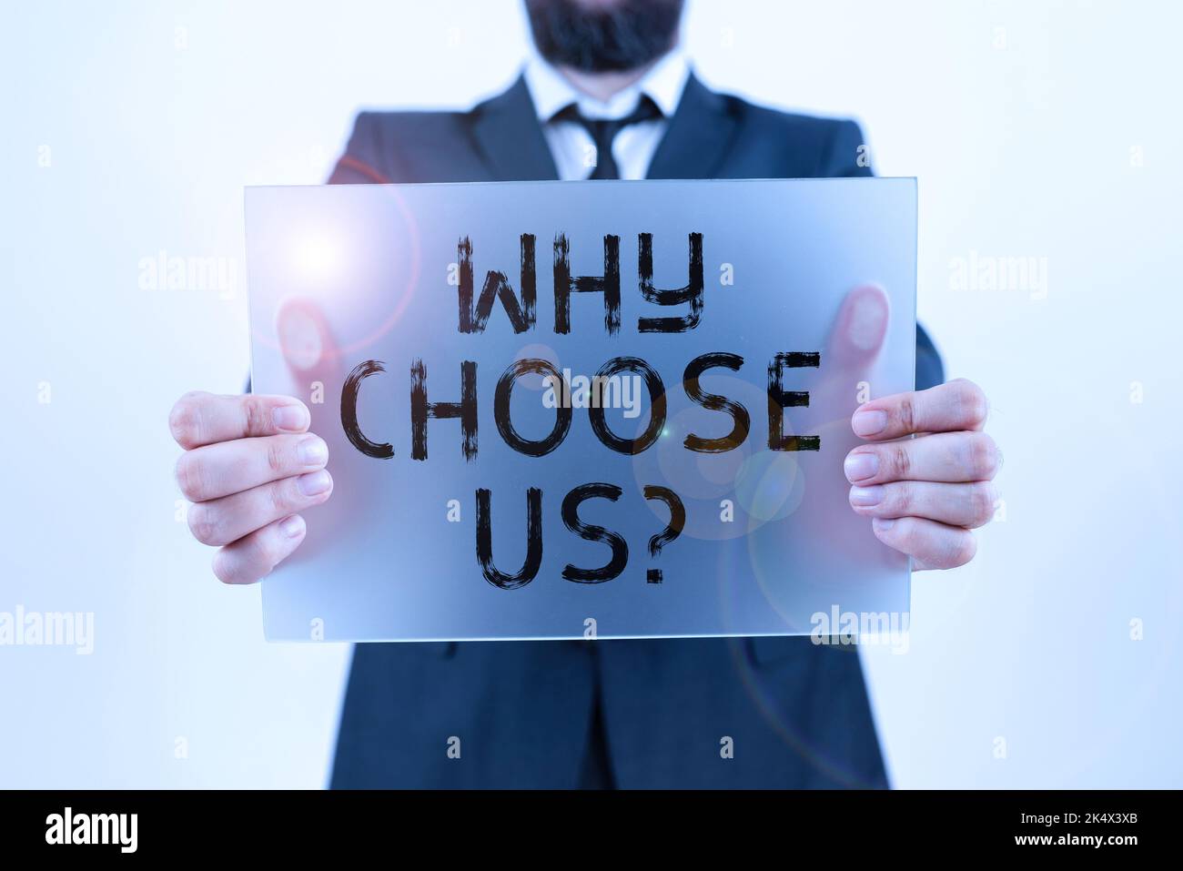 Text showing inspiration Why Choose Us Question. Conceptual photo ...