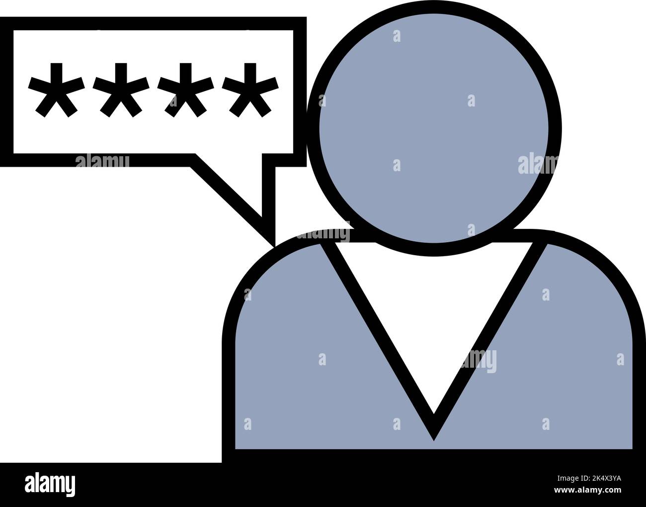 User profile on computer Stock Vector Images - Alamy