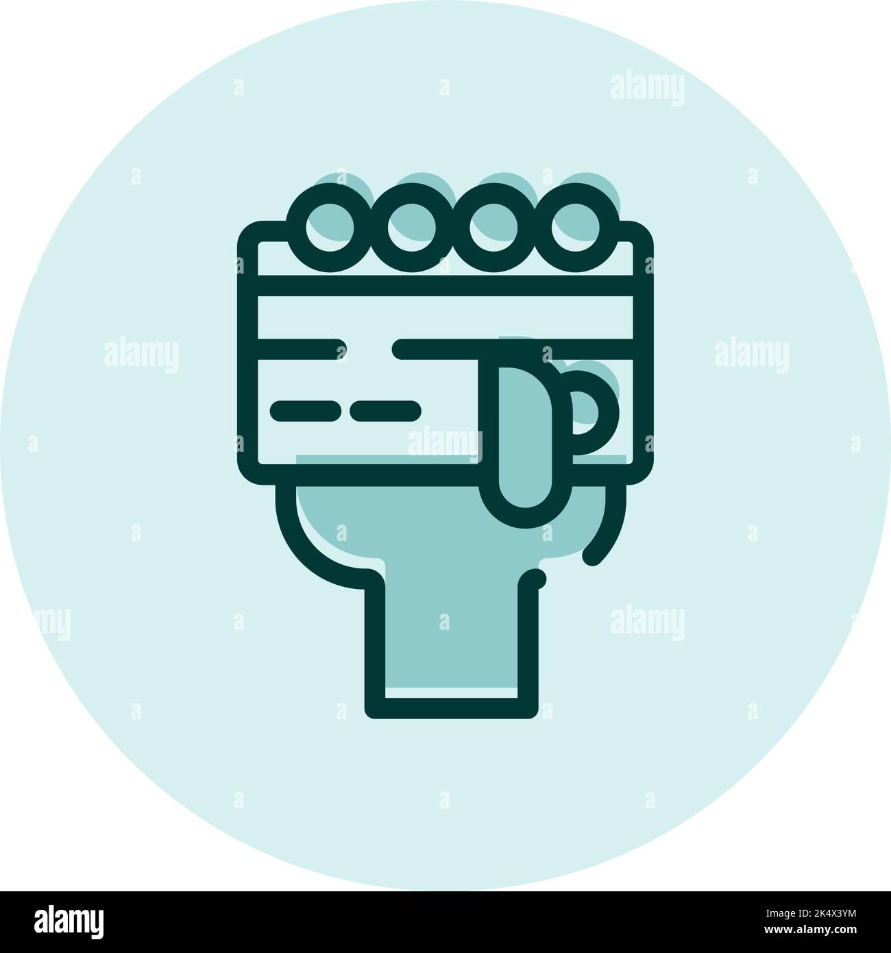 Financial credit card, illustration, vector on a white background Stock ...