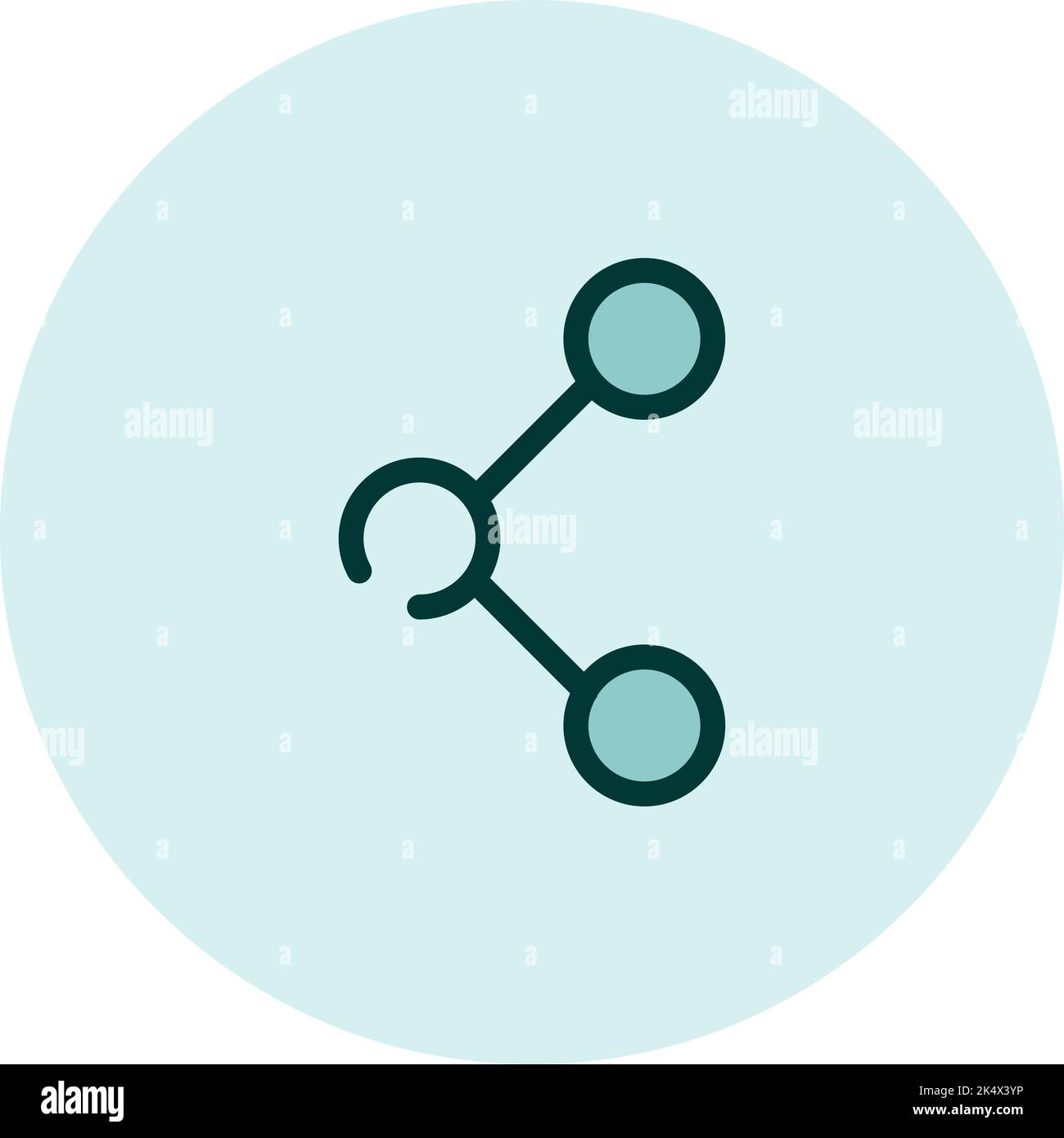 Marketing sharing, illustration, vector on a white background Stock ...