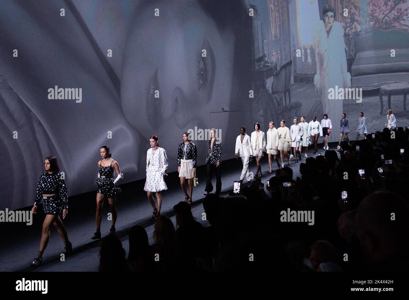 Models walk the runway during the Chanel Womenswear Spring/Summer 2023 ...