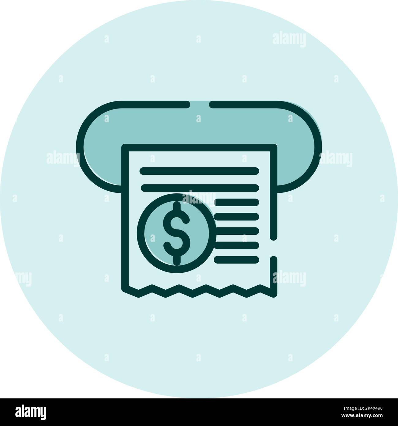 White paper check financial icon hi-res stock photography and images ...