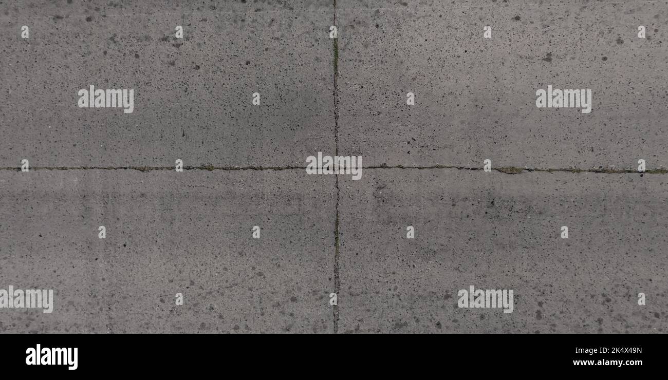 panorama view from above on surface texture of old asphalt road with ...