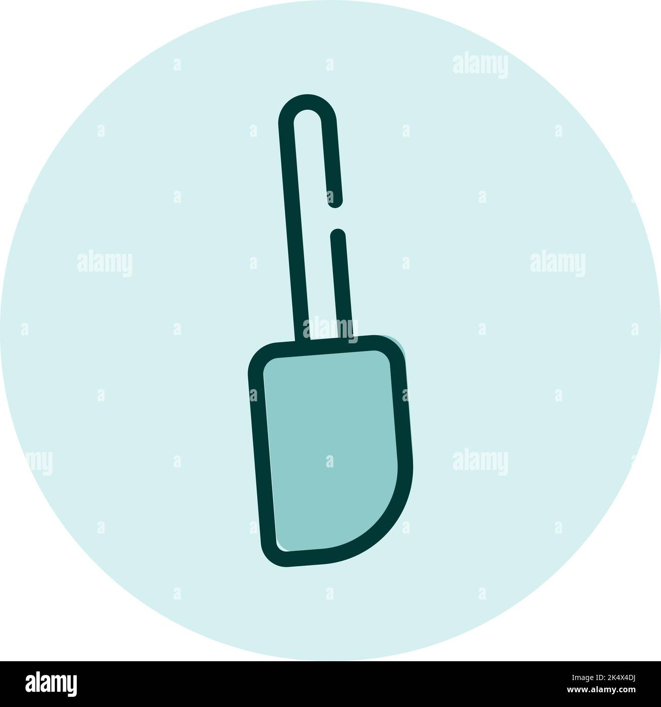 Spoon on its icon vector vectors hi-res stock photography and images ...
