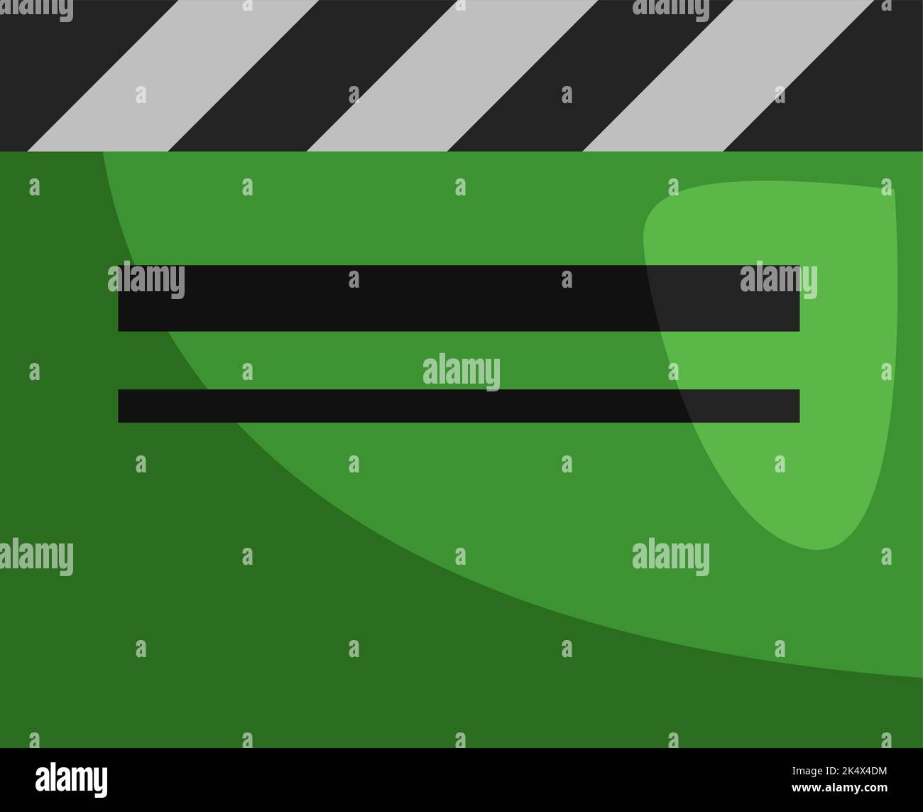 Movie board, illustration, vector on a white background Stock Vector ...