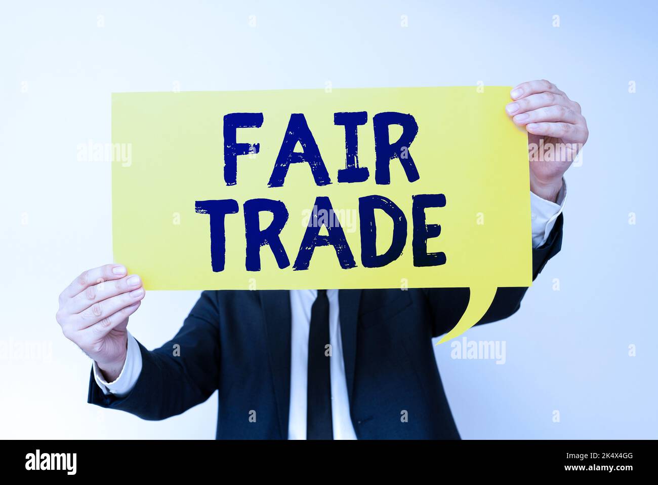 Inspiration showing sign Fair Trade. Business idea Small increase by a ...