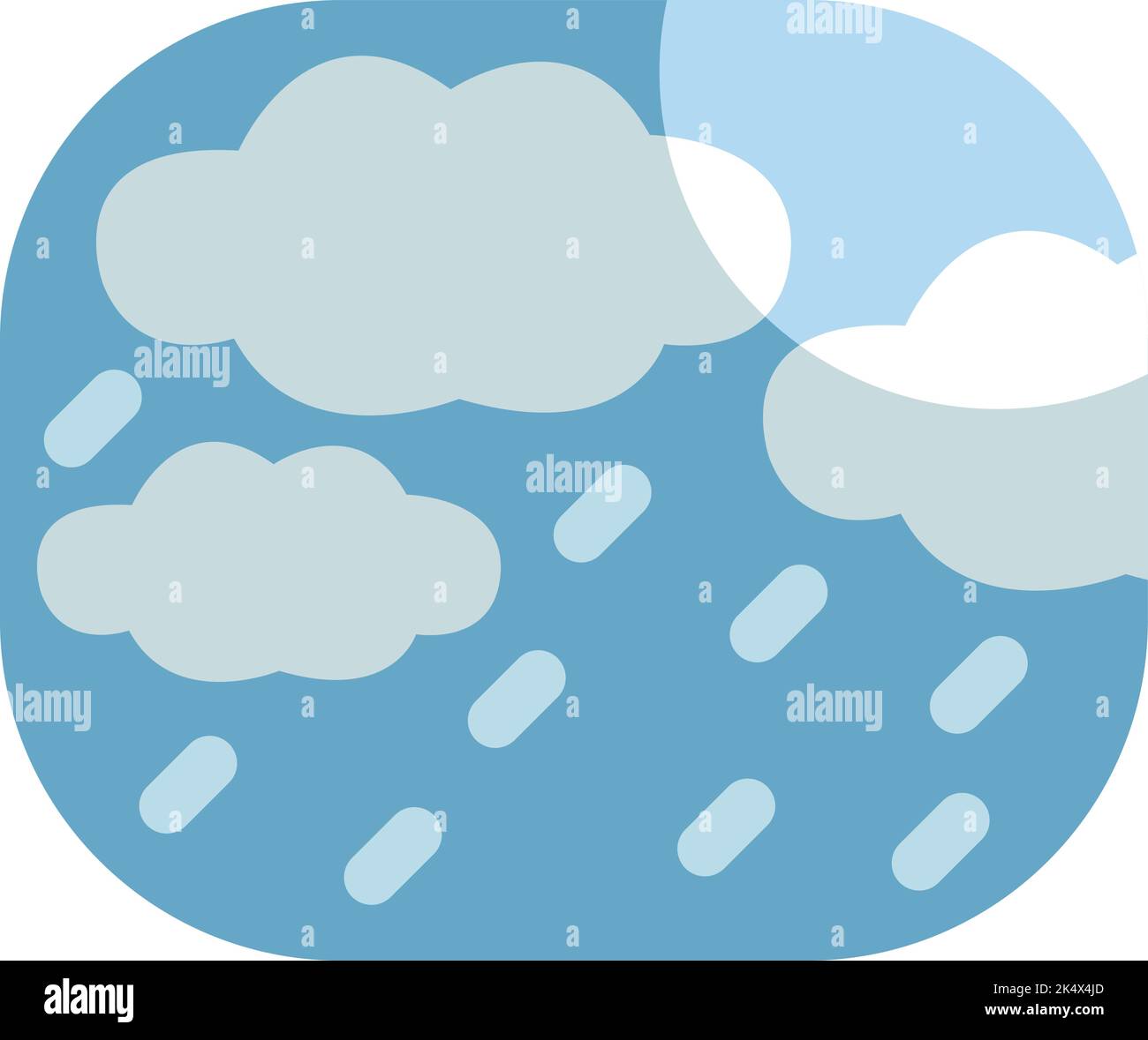 Rainy landscape Cut Out Stock Images & Pictures - Alamy
