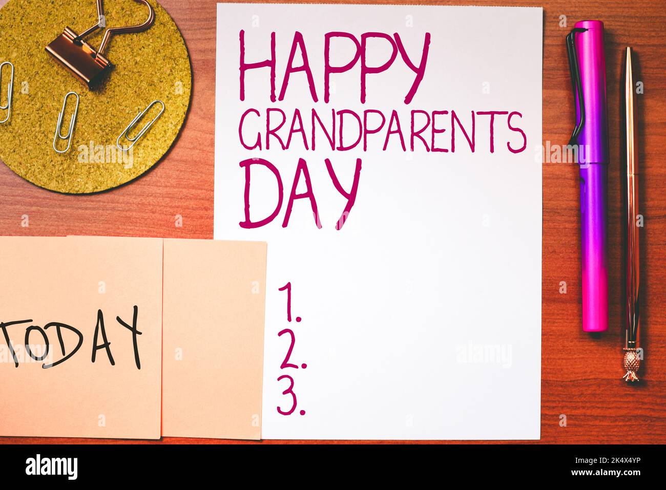 Inspiration showing sign Happy Grandparents Day. Word for Older Persons ...