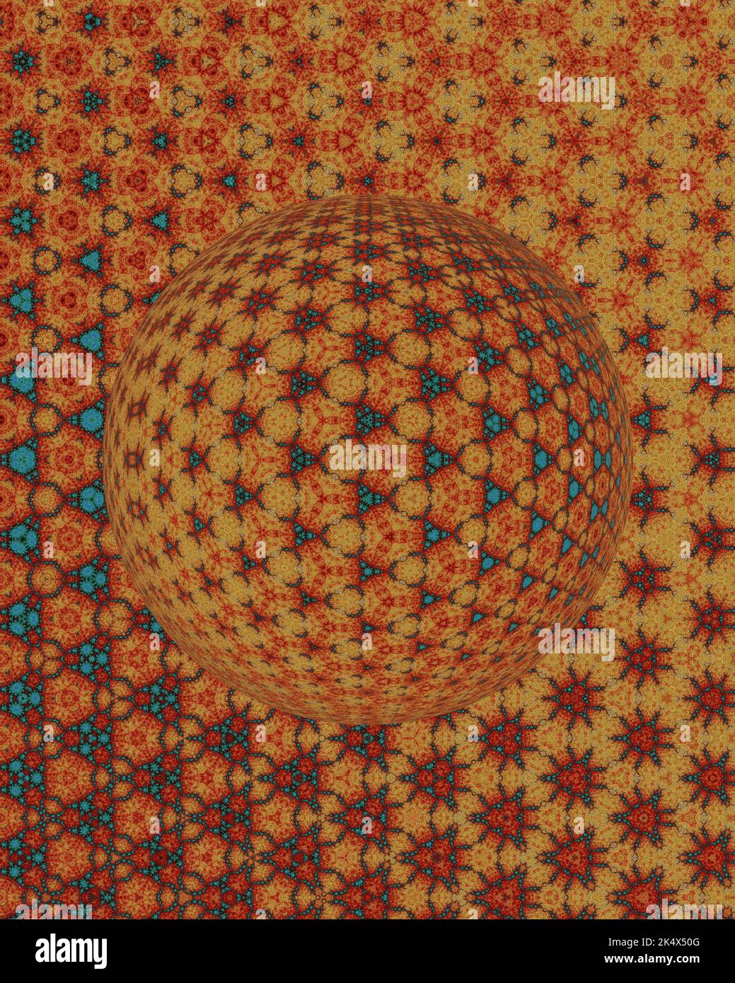 Abstract Computer generated Fractal design. A fractal is a never-ending ...