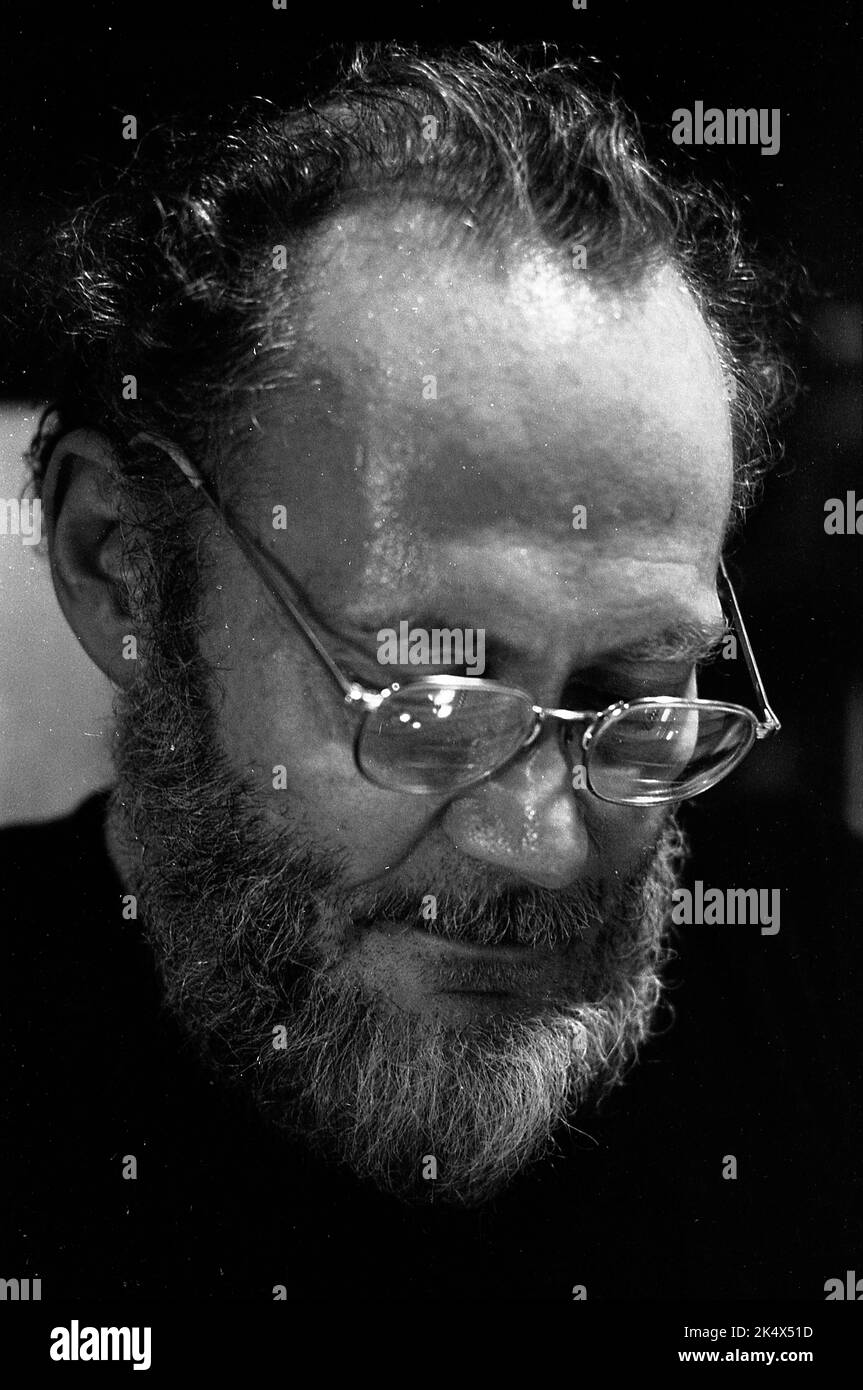American photographer W.Eugene Smith at his loft in New York, 1970 ...