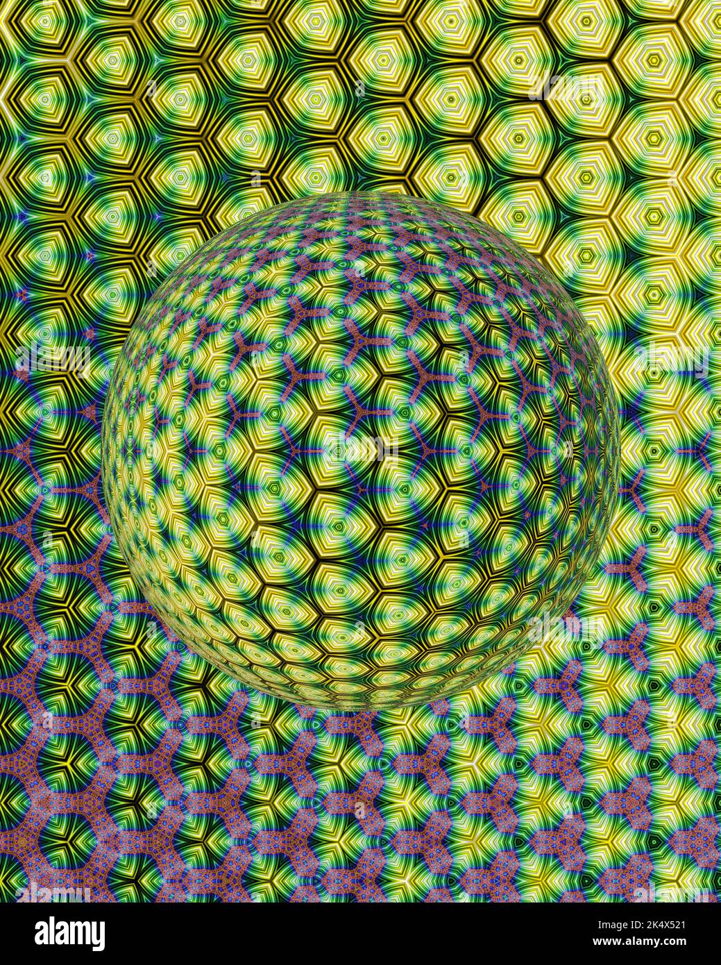 Abstract Computer generated Fractal design. A fractal is a never-ending ...