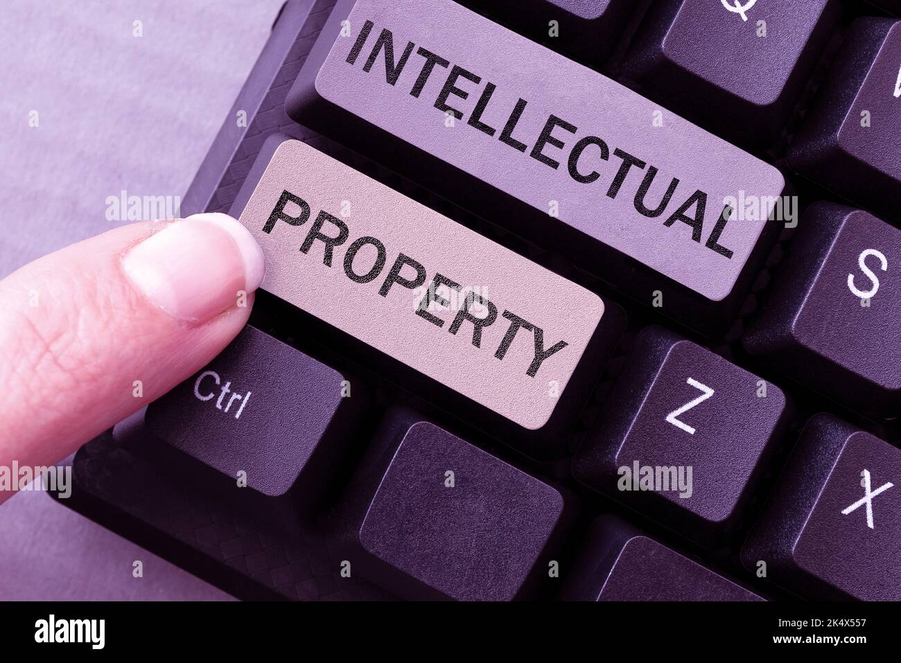 Inspiration showing sign Intellectual Property. Conceptual photo work ...