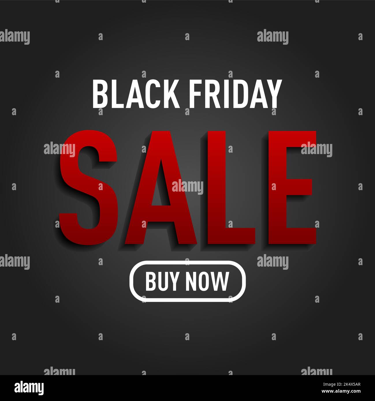 Red sale on black background. Vector illustration Stock Vector Image ...