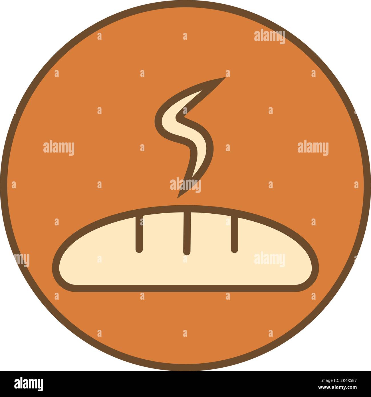 Food homemade white bread Stock Vector Images - Alamy