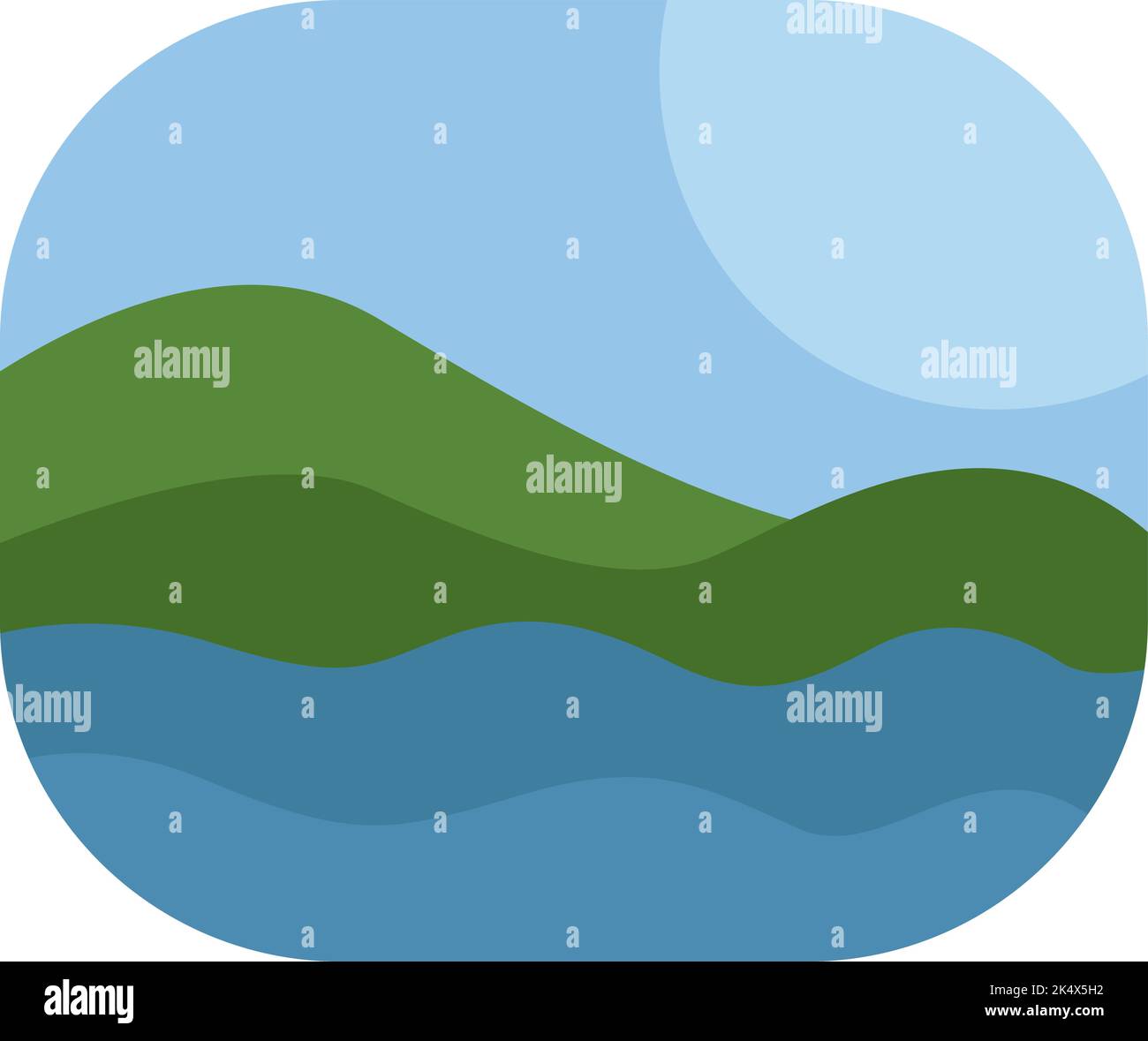 Leaf on river rock Stock Vector Images - Alamy