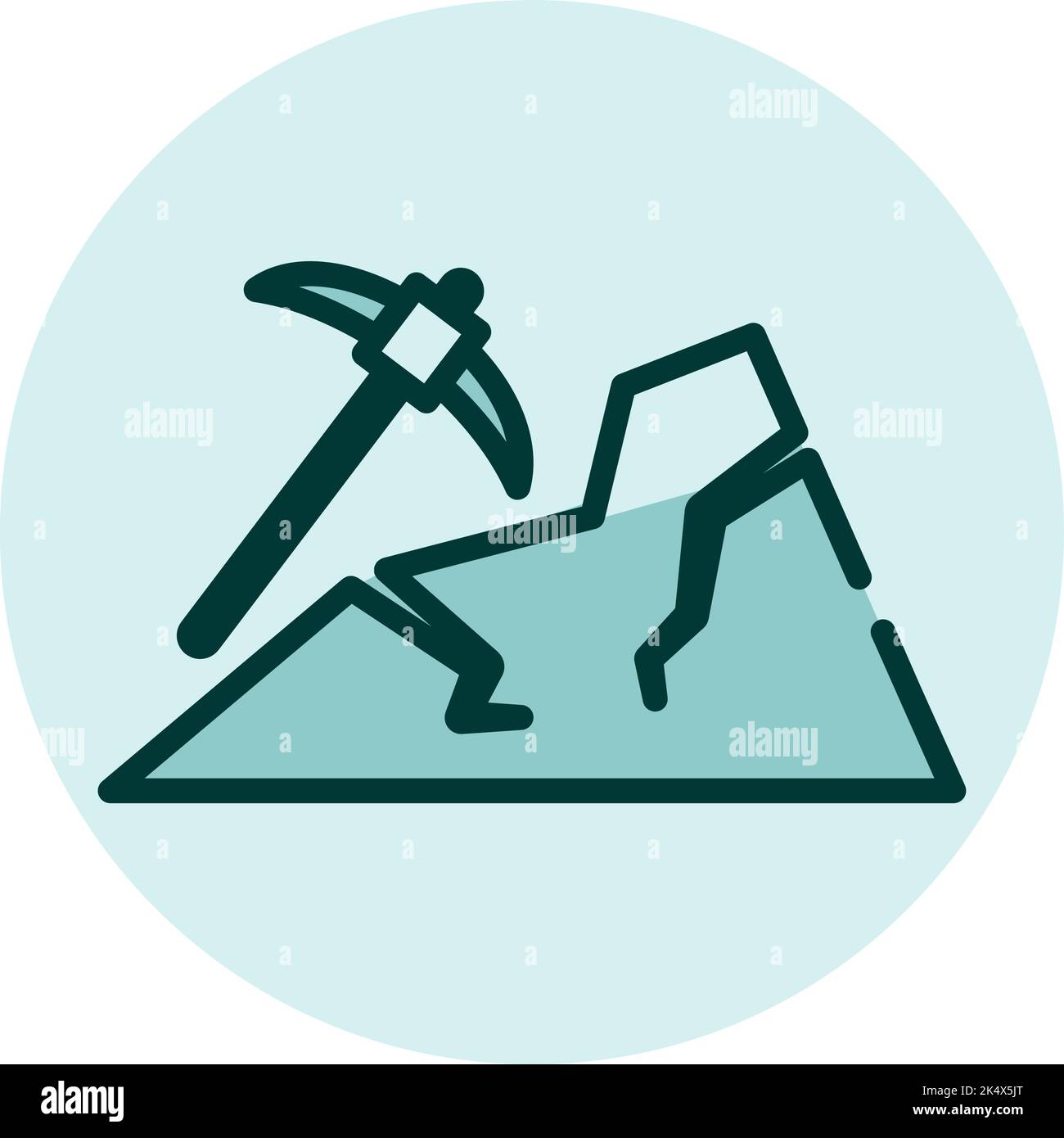 Geology science, illustration, vector on a white background Stock Vector Image & Art - Alamy