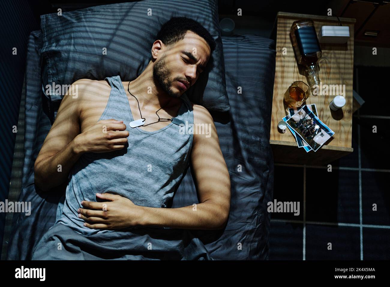 Alcohol disorder bed hi-res stock photography and images - Alamy