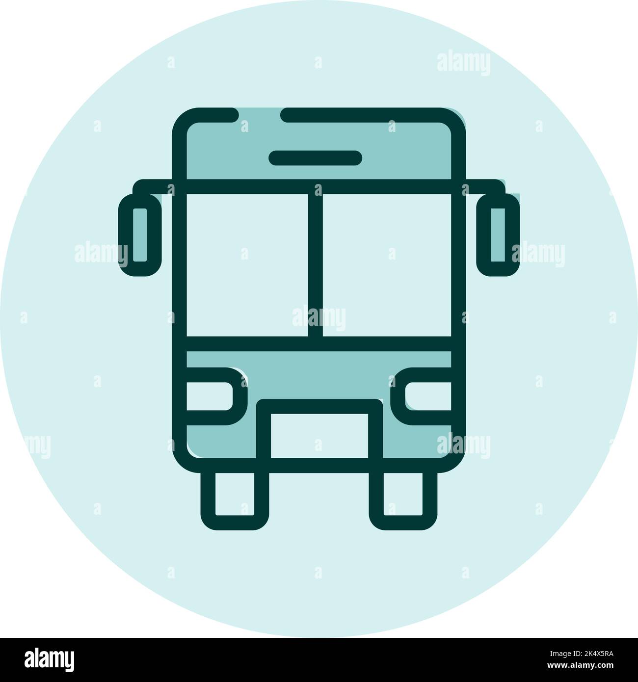 Travel bus, illustration, vector on a white background Stock Vector ...