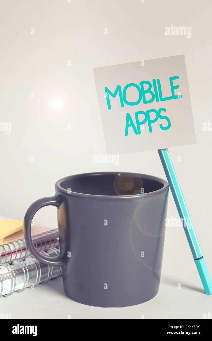 Inspiration Showing Sign Mobile Apps Business Approach A Software Application Designed To Run