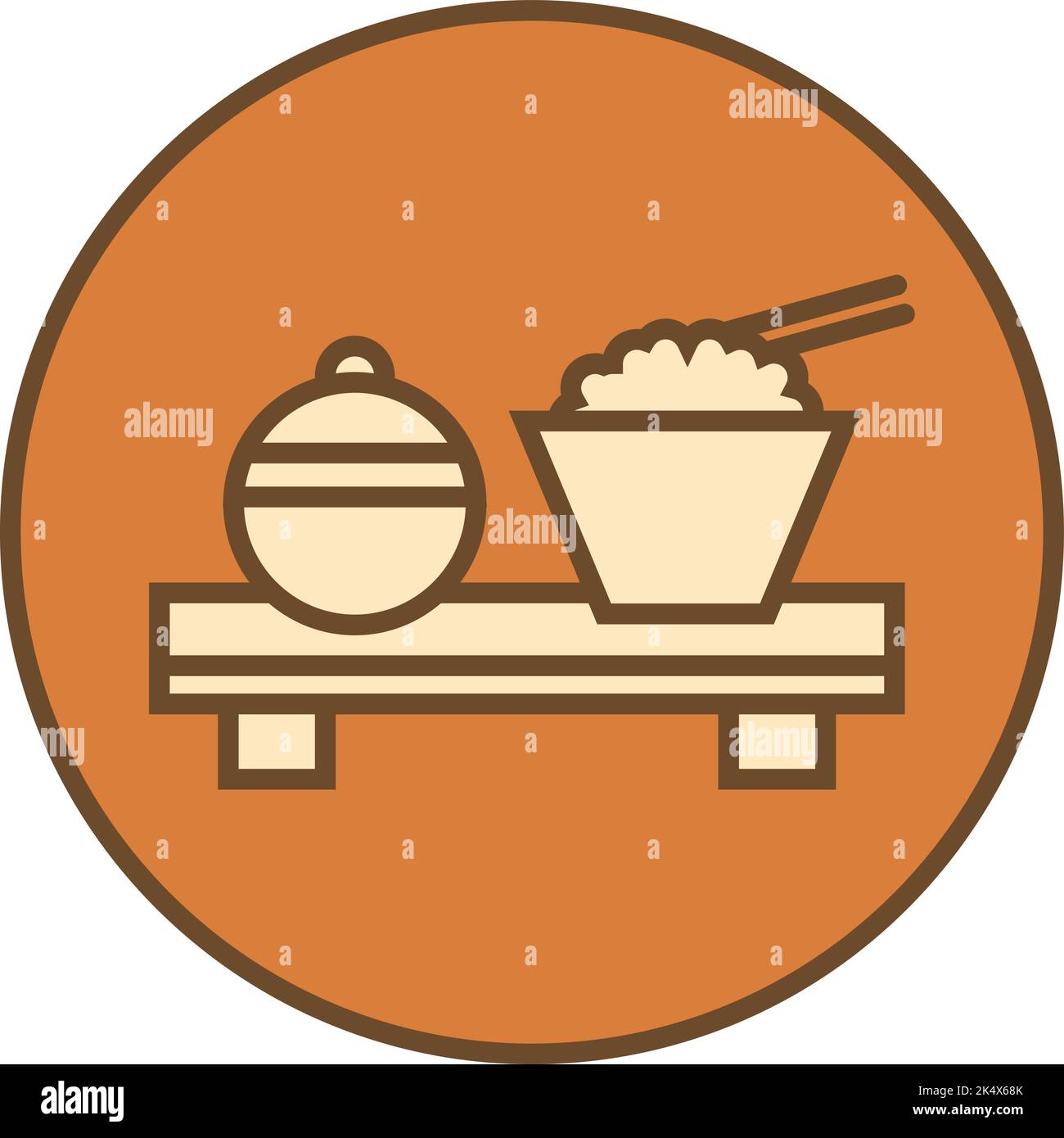 Rice gourmet Stock Vector Images - Alamy