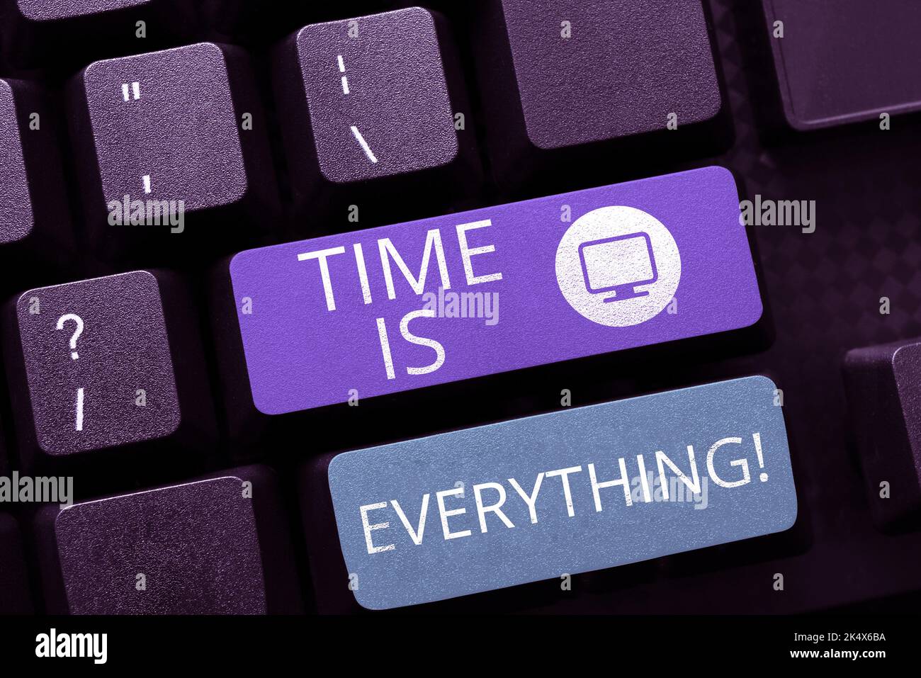 Writing displaying text Time Is Everything. Word for significance of ...