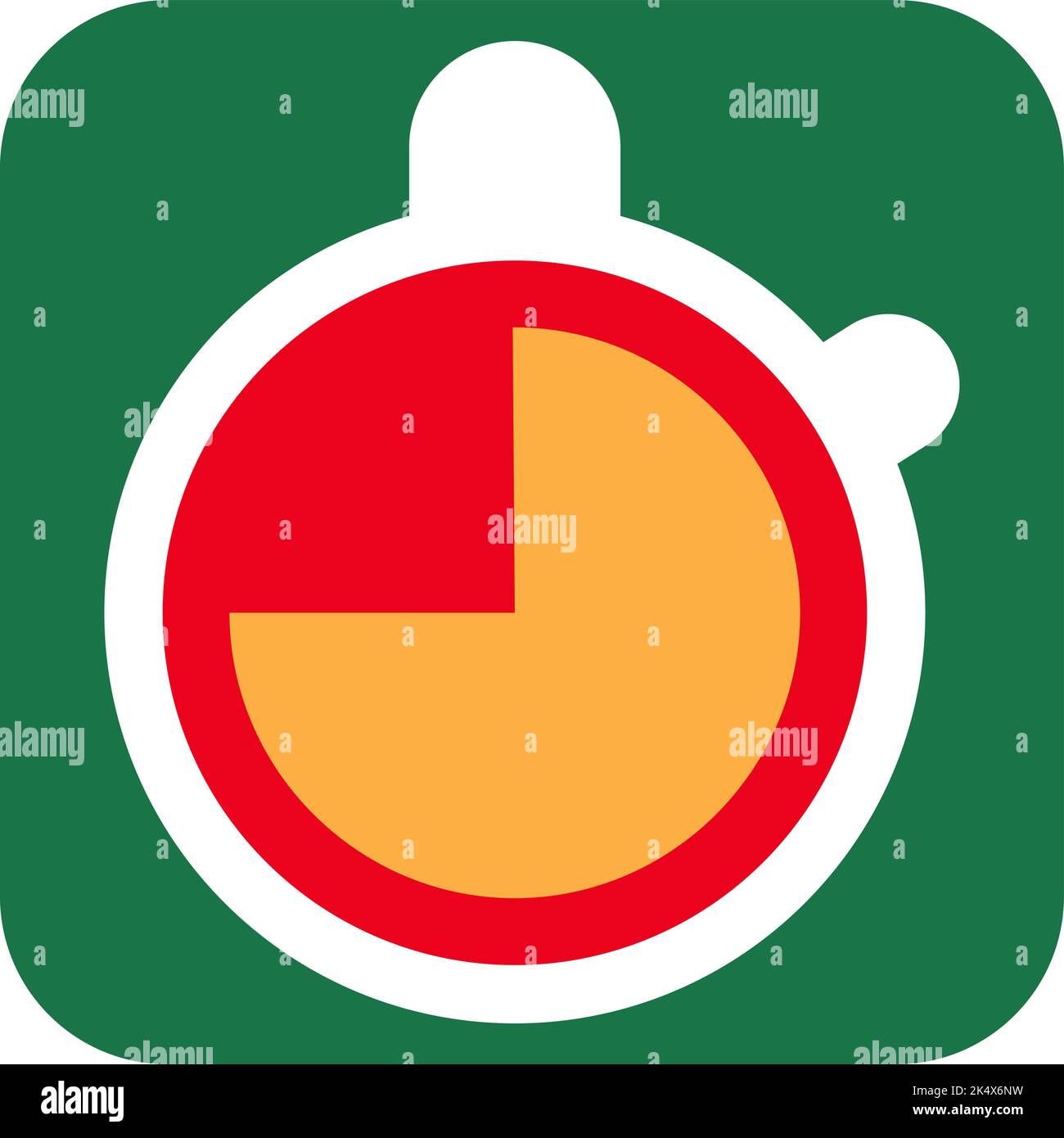 Football first half, illustration, vector on a white background Stock ...