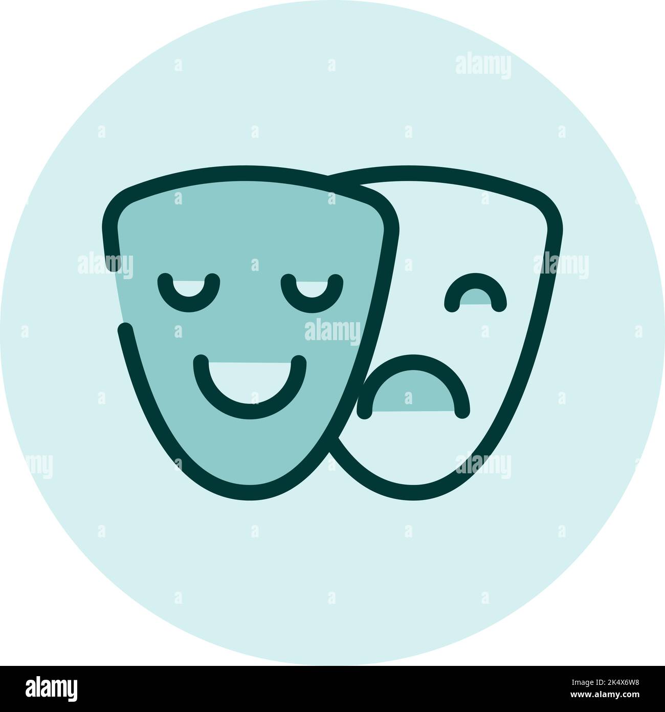 Cute cartoon vector theater Cut Out Stock Images & Pictures - Alamy