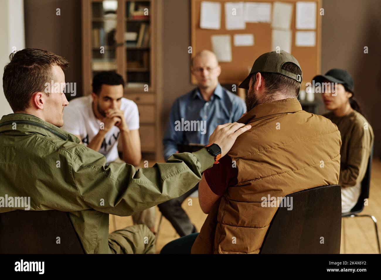 Hand On Shoulder Comfort