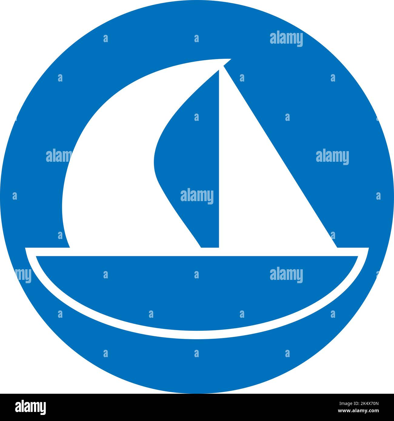 Summer ship, illustration, vector on a white background Stock Vector ...