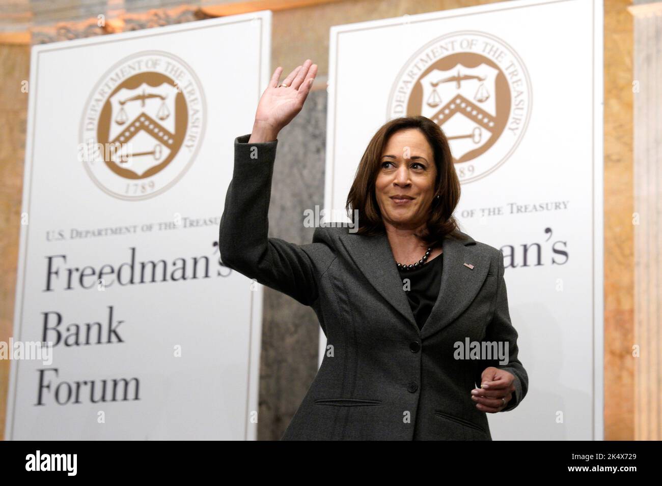 Washington, USA. 04th Oct, 2022. U.S. Vice President Kamala Harris ...