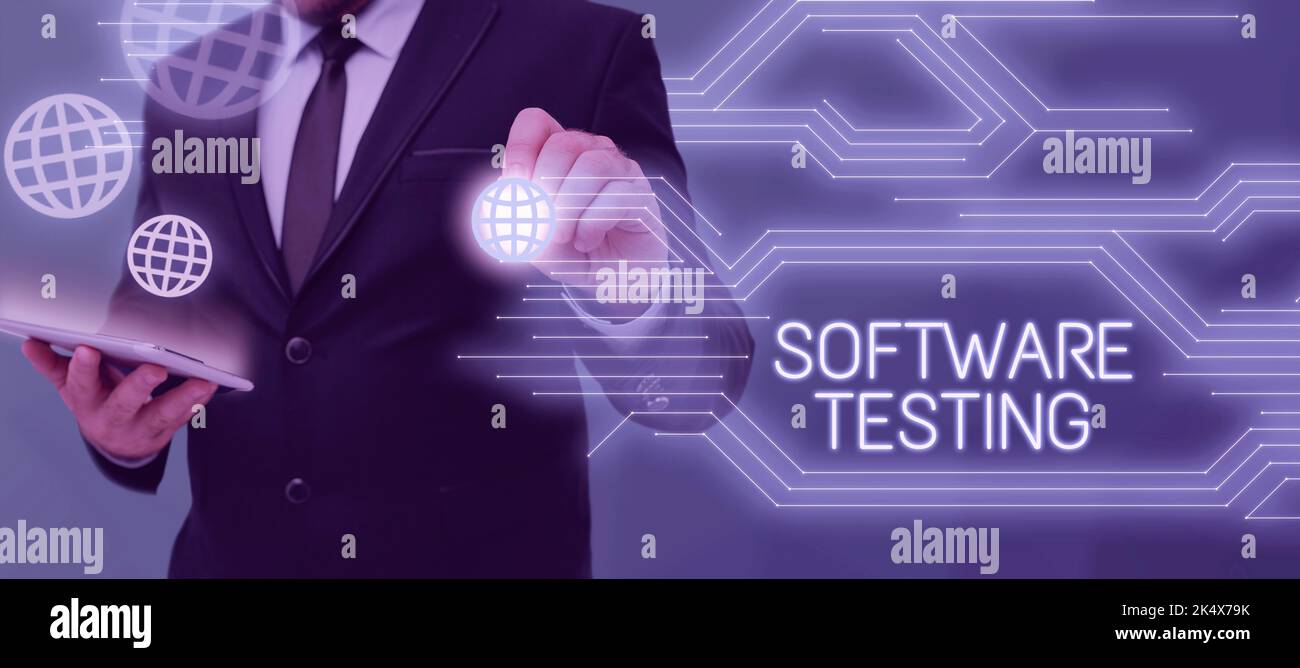 Conceptual Caption Software Testing Word For Activity To Check Whether