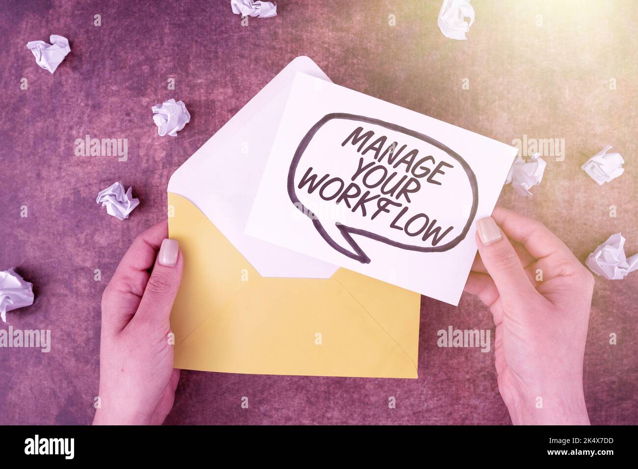 Inspiration Showing Sign Manage Your Workflow Business Approach