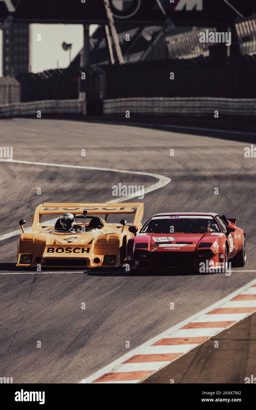 Porsche knocking on pantera´s door Stock Photo - Alamy