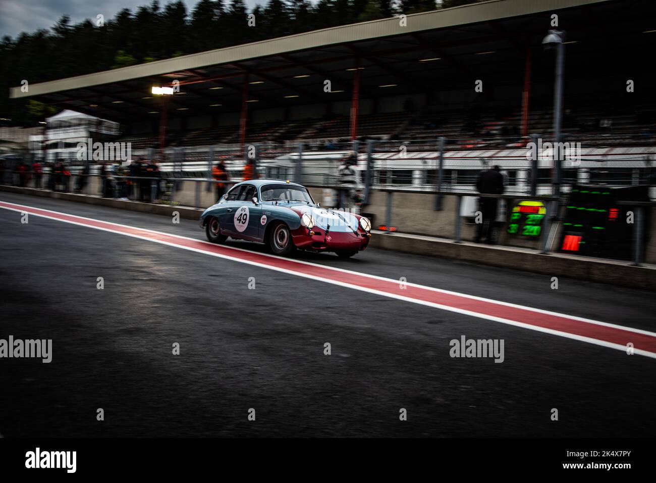 porsche 356 coupe through pit Stock Photo - Alamy